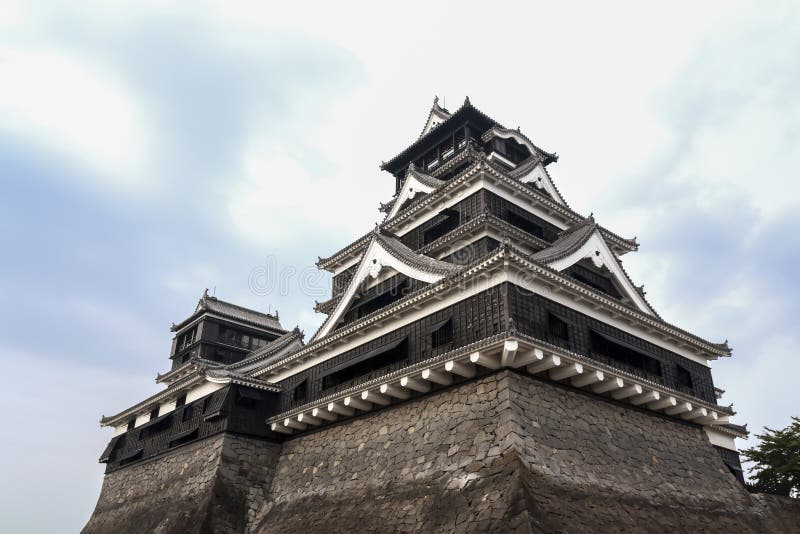 Kumamoto Castle in Kyushu, Japan Stock Photo - Image of samurai, japan ...