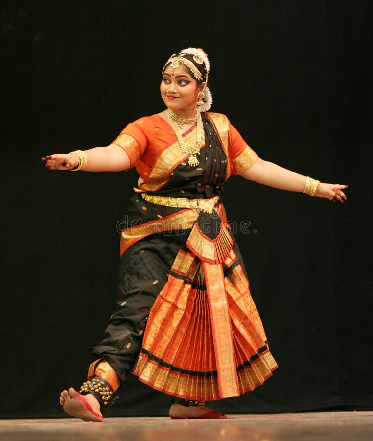 Kumari Sharanya Performs Bharatanatyam Dance Editorial Photography ...