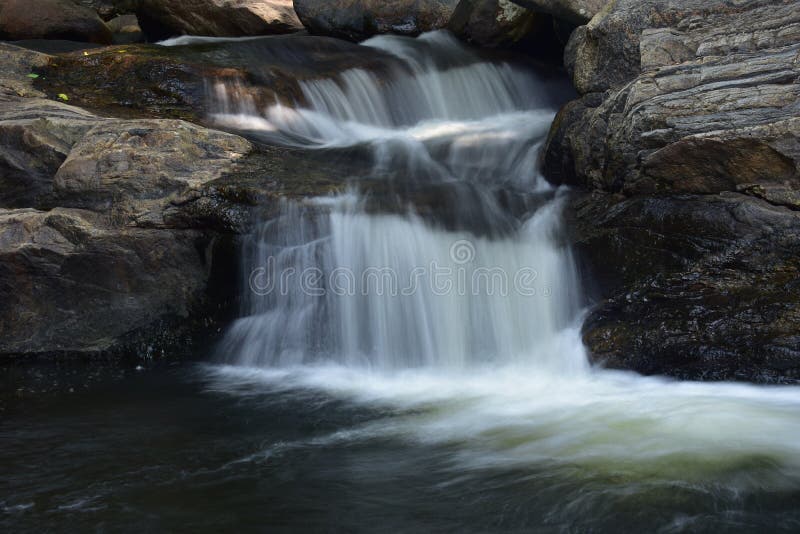 Kumbakkarai Water Falls - the Pambar River Stock Photo - Image of asia ...
