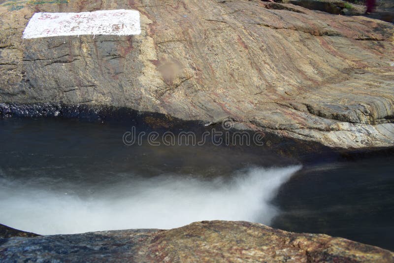 Kumbakkarai Water Falls - the Pambar River Stock Photo - Image of kodai ...