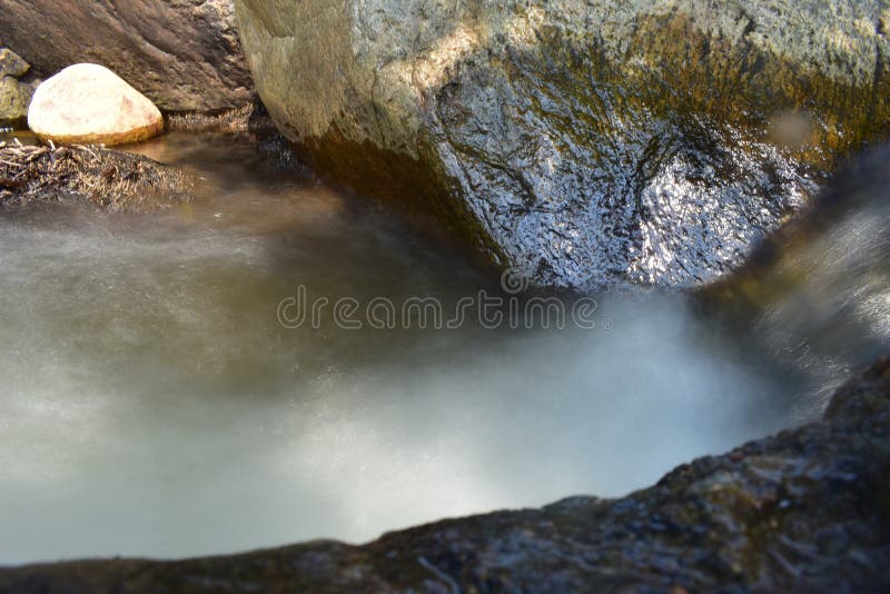 Kumbakkarai Water Falls and the Pambar River Flows Along the Rocks ...