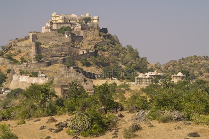 Kumbhalgarh Fort stock photo. Image of fort, kumbhalgarh - 15002918