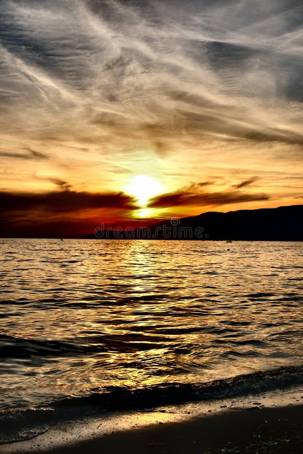 Kumla Gemlik Bursa Turkey Landscape - Sunset Stock Photo - Image of ...