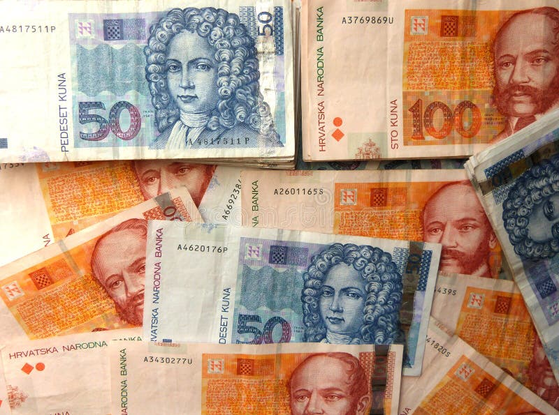Kuna - The Currency Of Croatia Stock Image - Image of split, currency ...