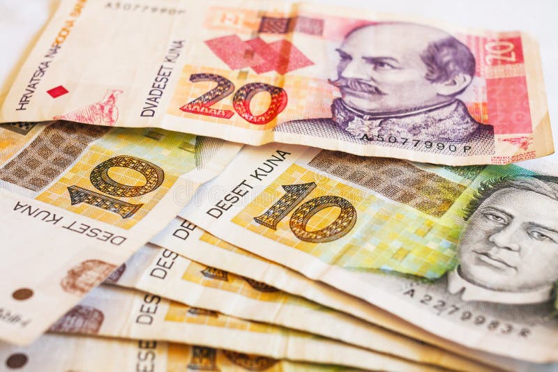 10 Kuna Bill Of Croatia, 1991 Imagen de archivo - Imagen de bill, 1991: ...