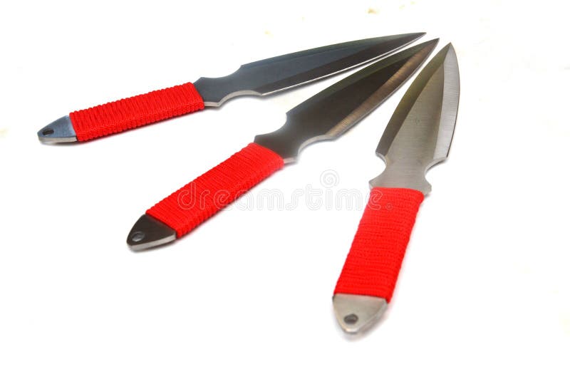 Kunai Combat Throwing Knife Stock Image - Image of instrument, dagger ...