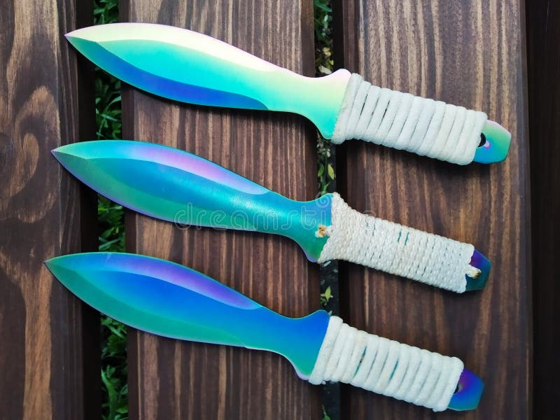 Kunai Combat Throwing Knife Stock Image - Image of hobby, accuracy ...