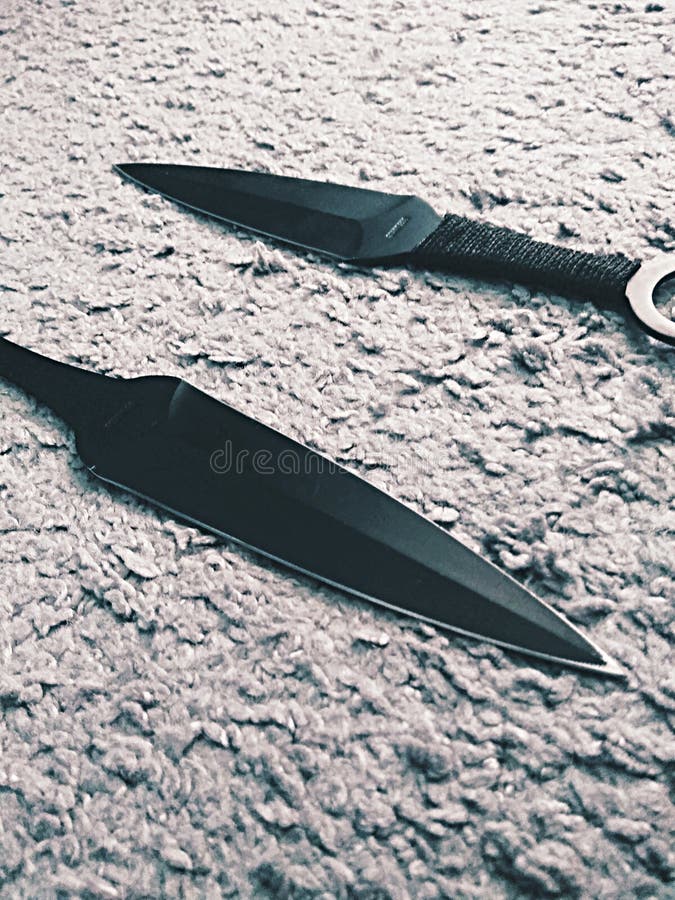 Kunai knife stock photo. Image of black, sharp, knife - 84352286