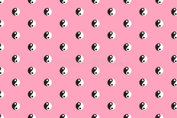 Kung Fu Logo Abstract Geometric Pattern in Pink Background Stock Vector ...