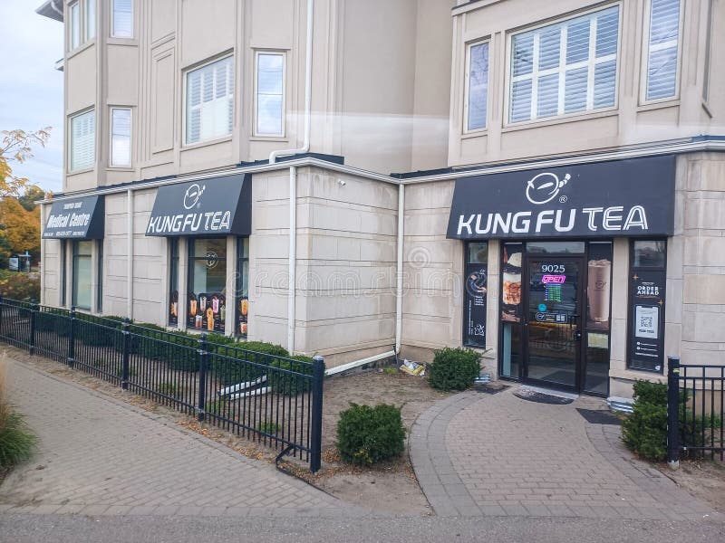 Kung Fu Tea sign editorial photo. Image of canada, brand - 379939646