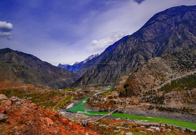 Kunhar River between Naran and Batakundi Stock Photo - Image of peak ...