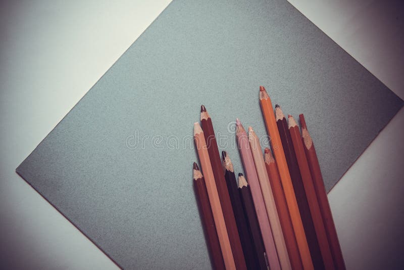 Kunstenaarspotloden Die De Tekening Van De De Bonenkunst Van Gelpennen ...