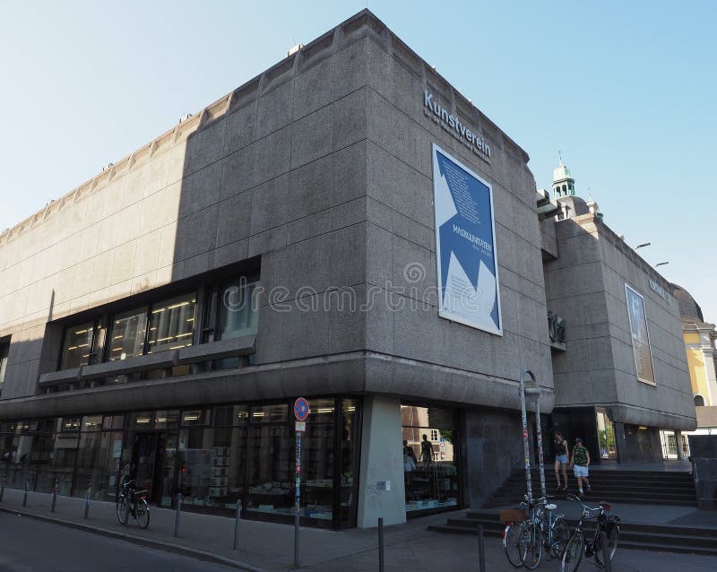 Kunsthalle in Duesseldorf editorial stock image. Image of building ...