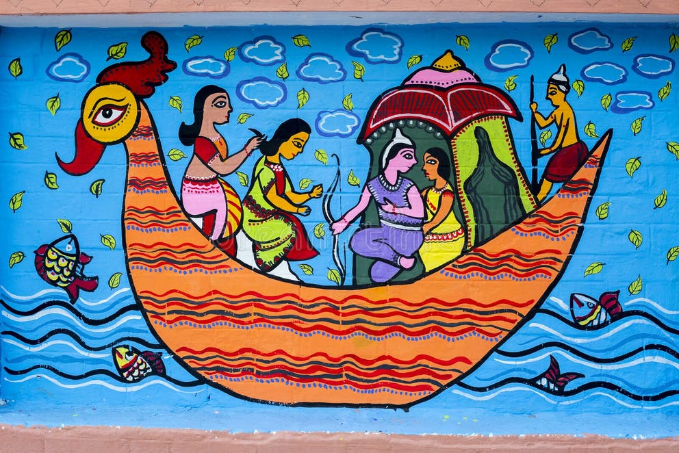 Kunstinstitutstudent, Der Ein Buntes Wal Malt Redaktionelles Bild ...