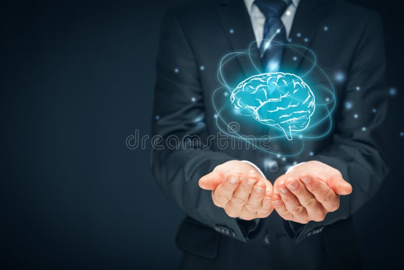 Kunstmatige Intelligentie En Creativiteit Stock Afbeelding - Image of ...