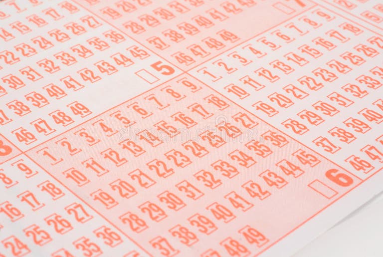 Kupon na loterię zdjęcie stock. Obraz złożonej z bilet - 2553670