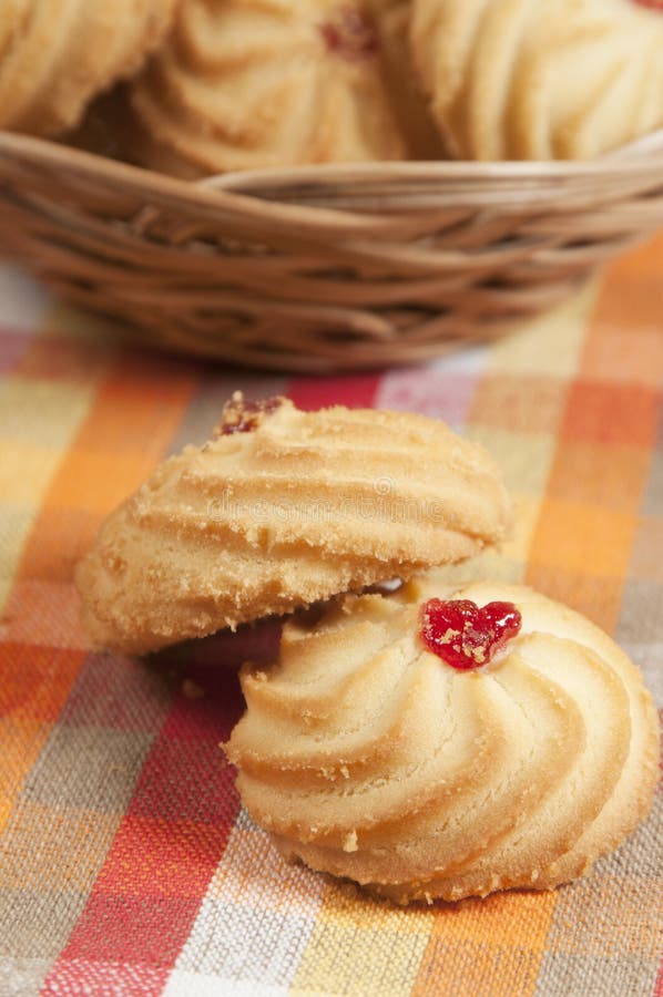 Kurabie biscuits (cakes) stock photo. Image of food, dessert - 43319232