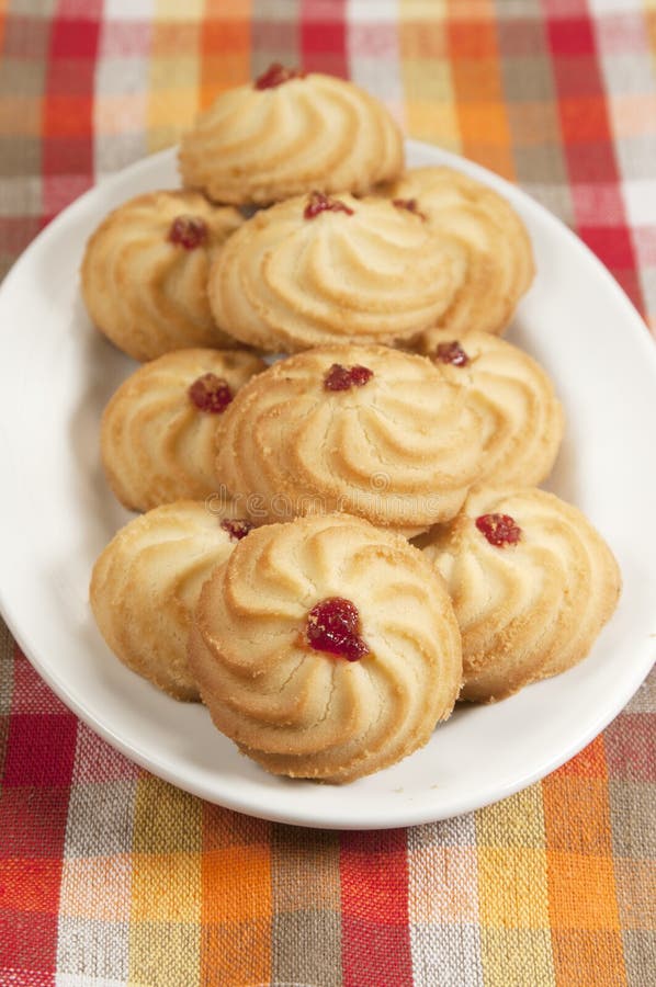 Kurabie biscuits (cakes) stock image. Image of yellow - 43385261