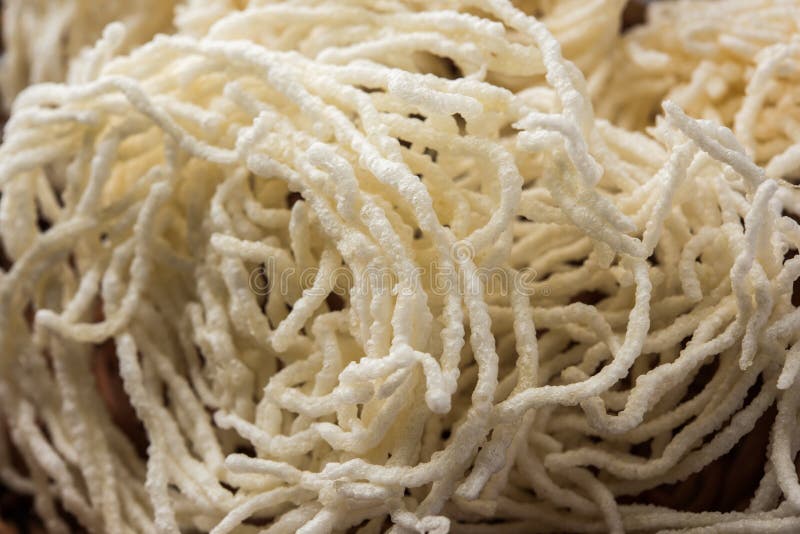 Kurdayi / Kurdai / Kurdayee is a Fried Side Dish from India Stock Photo ...