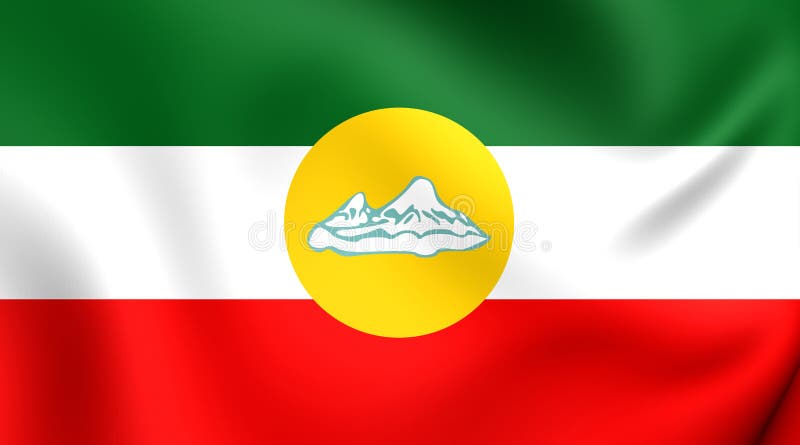 Kurdish Republik Av Den Ararat Flaggan 1927-1930 Stock Illustrationer ...
