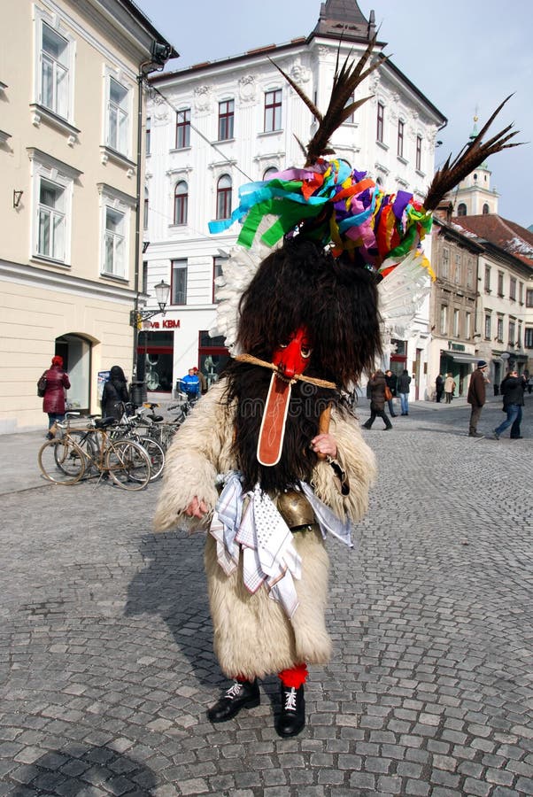 Kurent editorial stock photo. Image of carnival, magical - 23380373