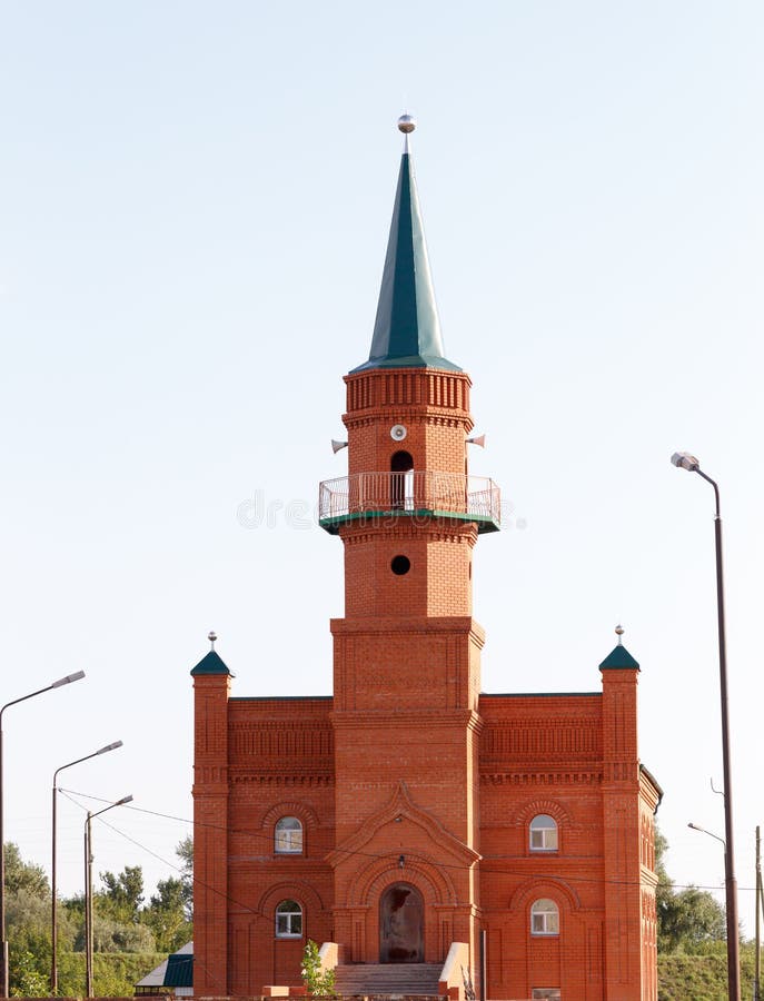 Kurgan, Russia - August 10, 2016: Kurgan Cathedral Mosque Editorial Stock Image - Image of islam ...