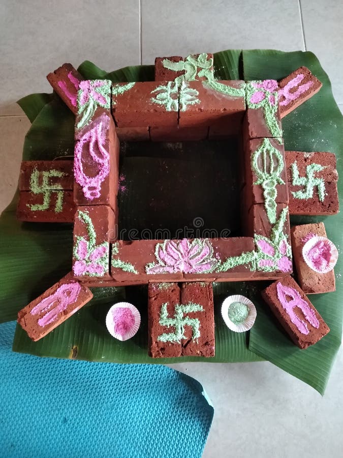 Kurma Kunda for Agni Hotra Veda& X27;s Tradition Stock Image - Image of ...