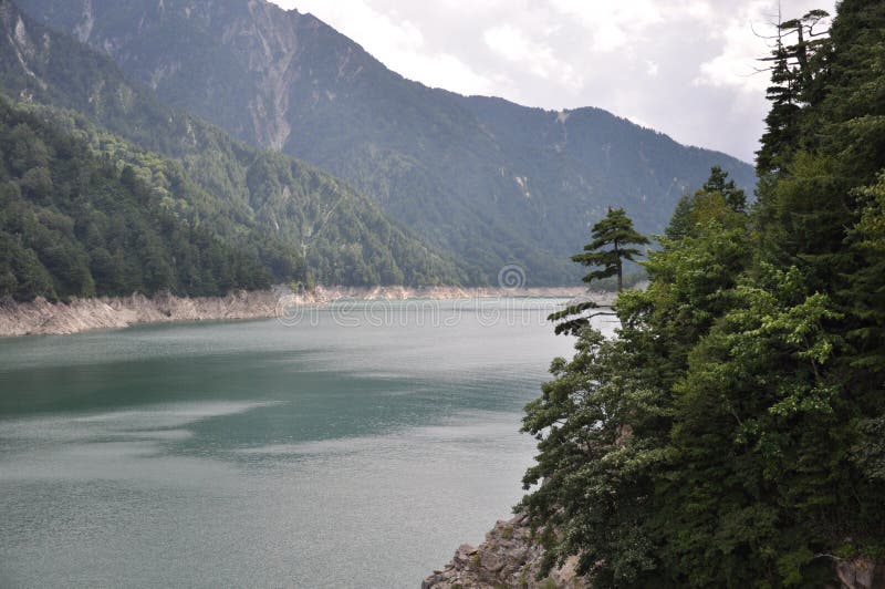 Kurobe dam, Japan stock photo. Image of tourists, kurobe - 43187564