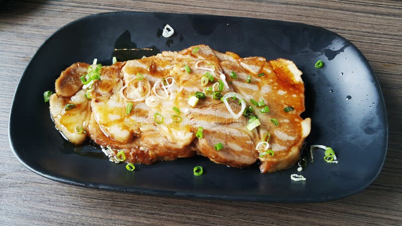 Kurobuta pork steaks stock image. Image of steaks, kurobuta - 73817595