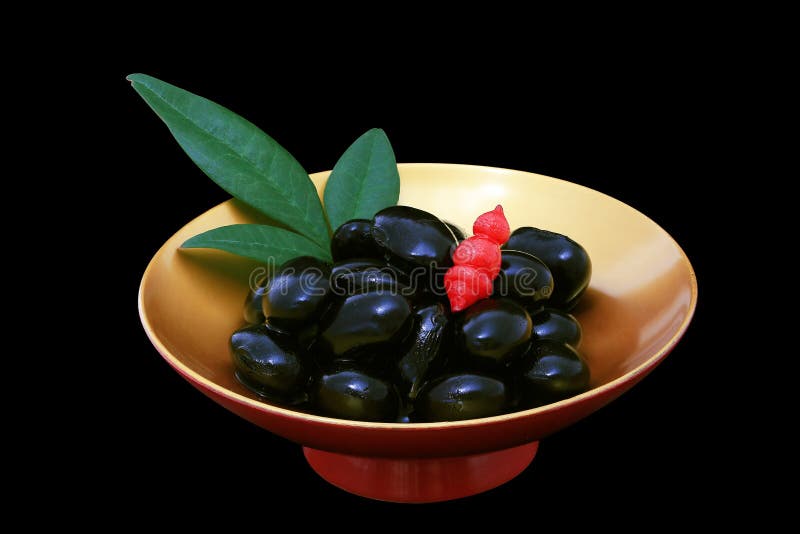 Kuromame, japanese food stock image. Image of simmered - 23067161