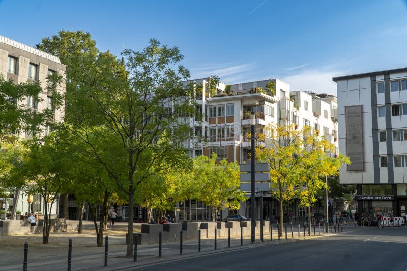 Kurt Hackenberg Platz Square Cologne Editorial Stock Photo - Image of ...