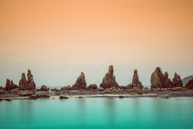 Kushimoto, De Kust Van Japan Stock Afbeelding - Image of japan, oceaan ...