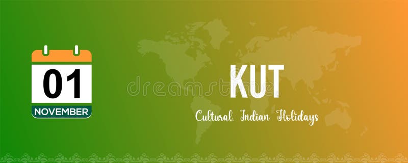 Kut Text Banner Design for Social Media Post Stock Illustration ...