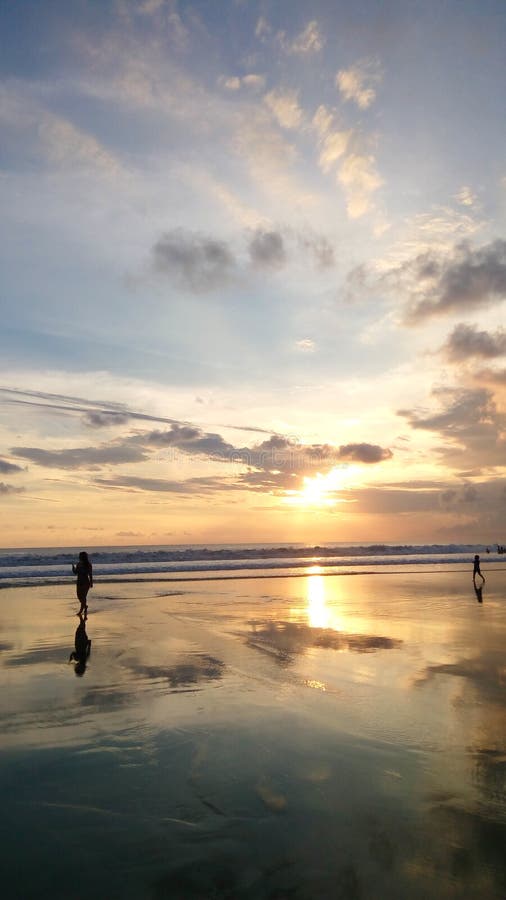 Kuta Beach stock photo. Image of beach, bali, sand, sunset - 71854584