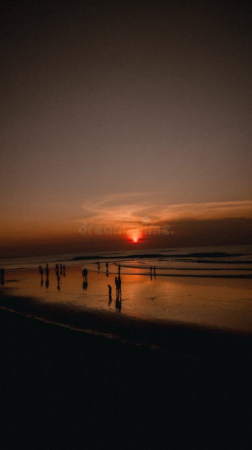 Kuta sunset stock image. Image of sunset, cloud, kuta - 276272333