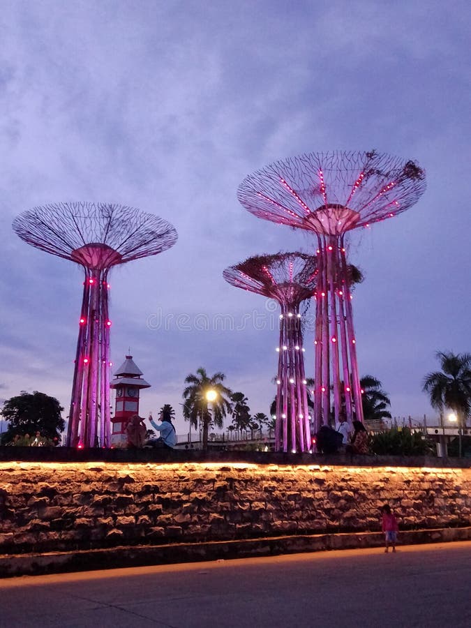 Tenggarong City Residents Recreation Area Editorial Stock Photo - Image ...