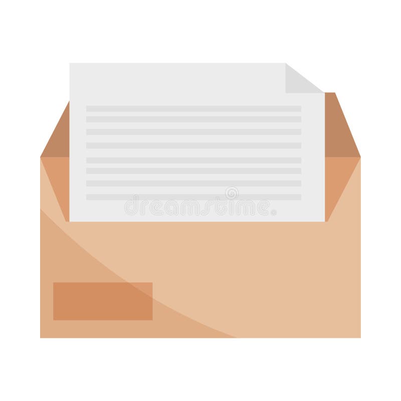 Office Envelope Vector Icon Sign Symbol Vektor Illustrationer ...