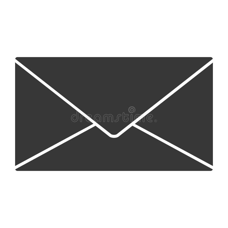 Isolerad Symbol F?r Kuvert Post Vektor Illustrationer - Illustration av ...