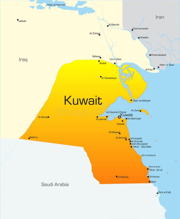 Vector Map Kuwait Stock Illustrations – 2,649 Vector Map Kuwait Stock ...