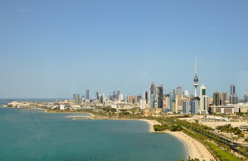 Kuwait City stock photo. Image of shuwaikh, modern, city - 20494260