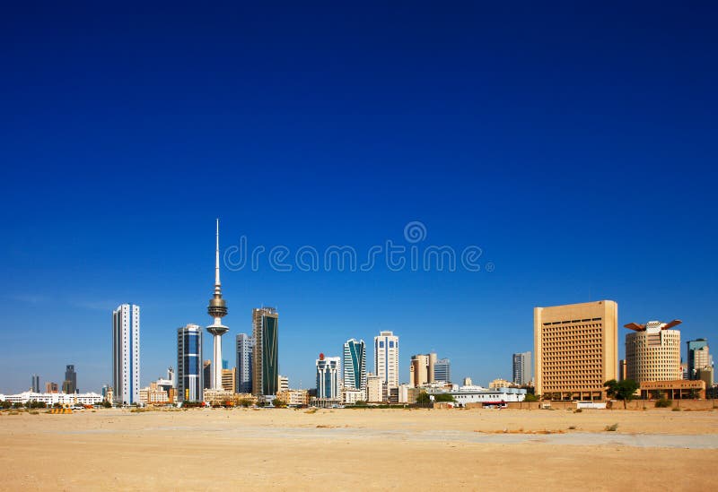 Kuwait City Has Embraced Contemporary Architecture Stock Image - Image ...