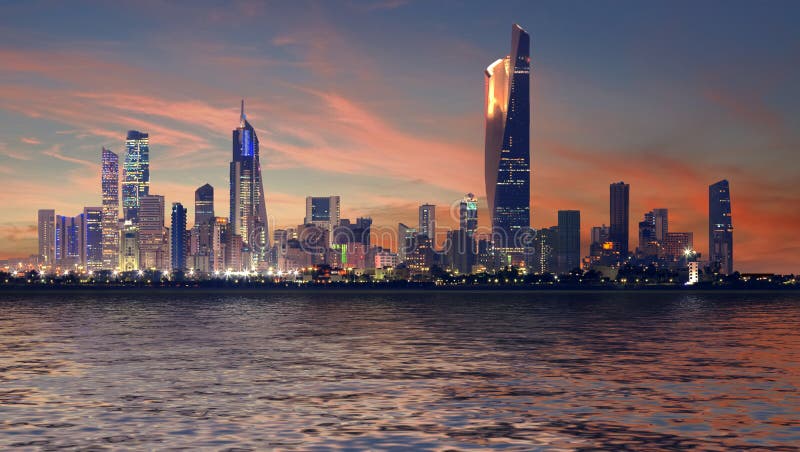 Cityscape of kuwait stock photo. Image of building, city - 41359136