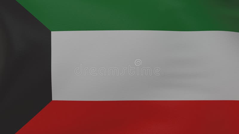 Kuwait flag texture stock illustration. Illustration of national ...