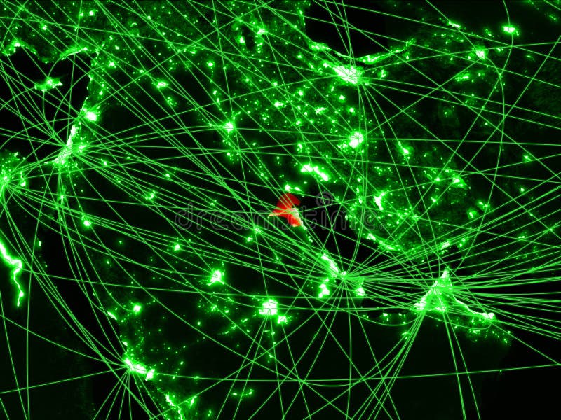 Kuwait on green map stock image. Image of planet, travel - 134983959