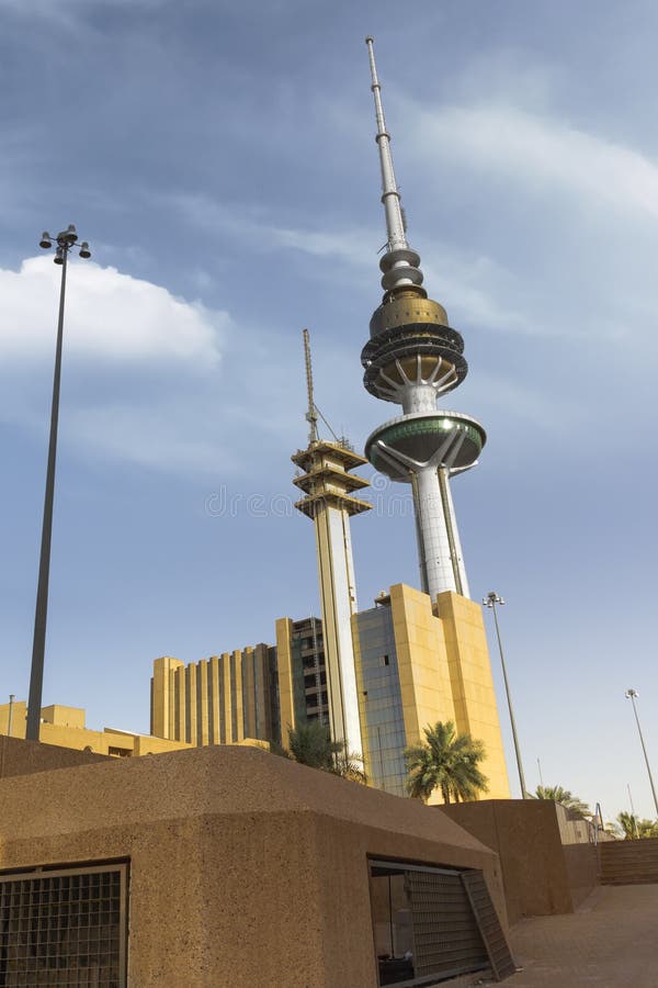 Kuwait towers stock photo. Image of tank, green, blue - 16762146