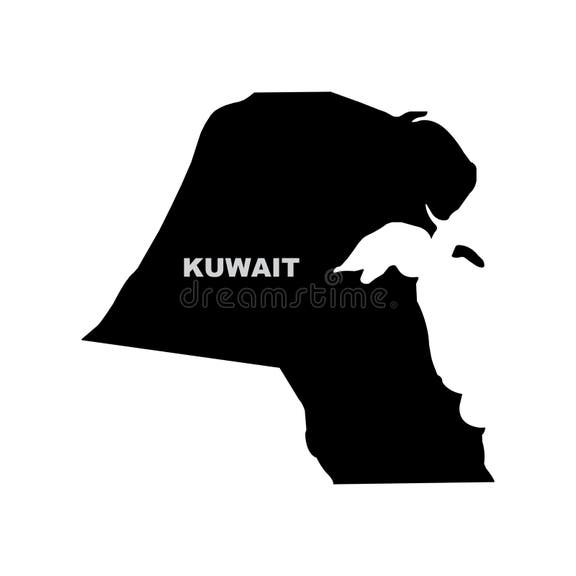 KUWAIT map icon stock vector. Illustration of geography - 287626851