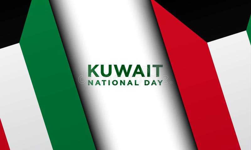 Kuwait National Day Background. Stock Vector - Illustration of design ...