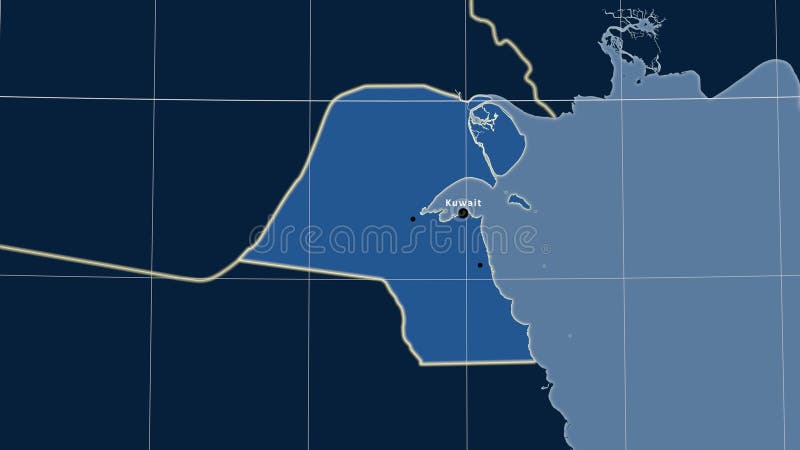 Kuwait - Solid. Composition, Borders Stock Illustration - Illustration ...