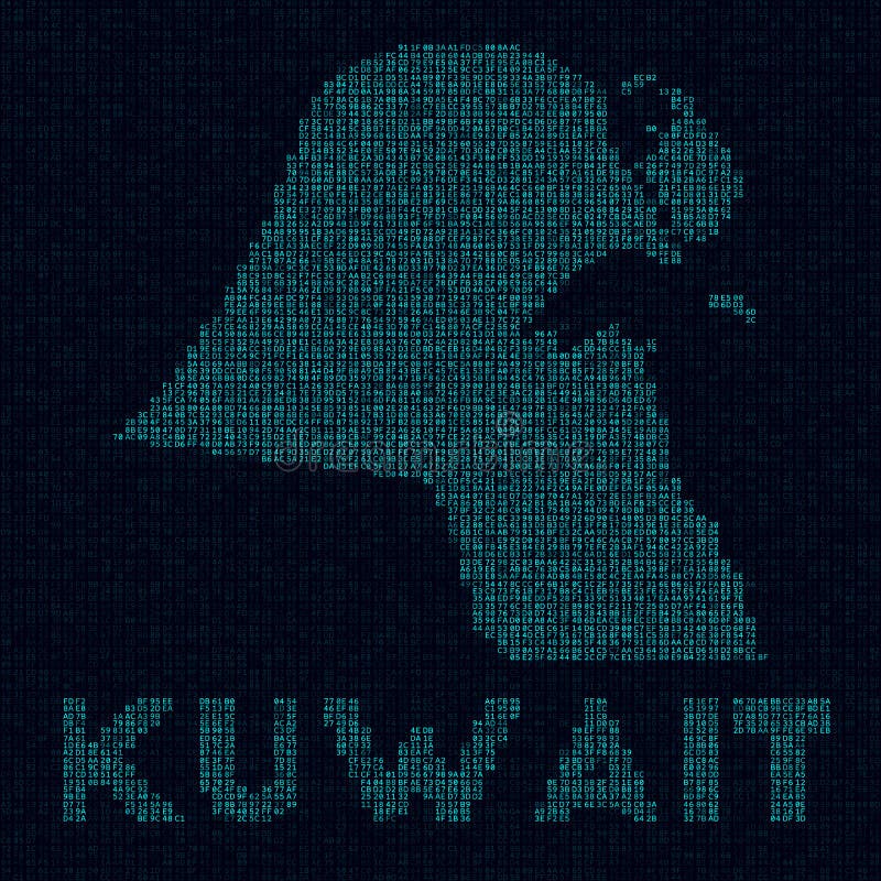 Kuwait tech map. stock vector. Illustration of background - 183166585