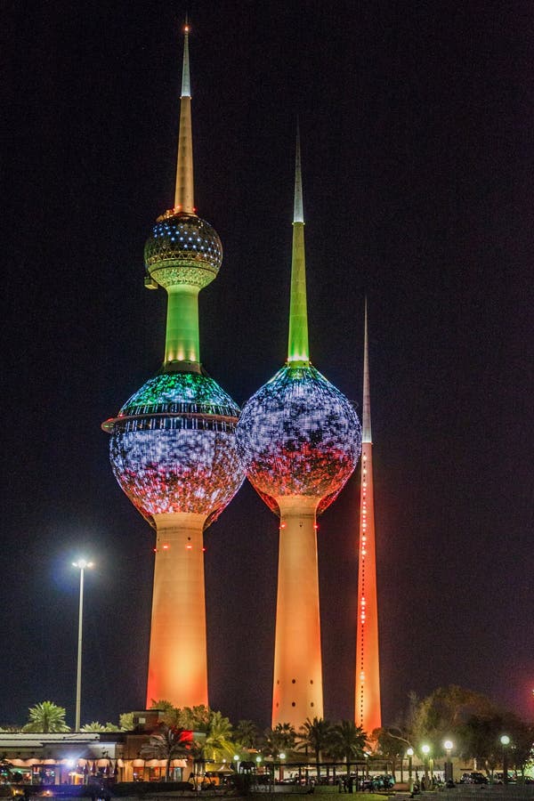 Skyline of Kuwait City stock photo. Image of landscape - 187528234